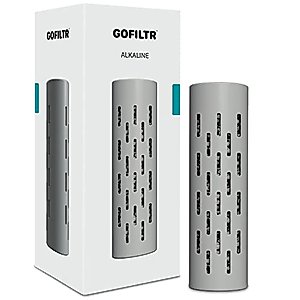 GOFILTR Alkaline Water Infuser - 9.5 pH + Electrolytes for Any Water Bottle/Small Pitcher, 750 Refills / 3 Months, Ionized Mineral Water Infuser (1 Pack)