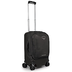 Osprey Transporter Hybrid Carry On Luggage, 4 Spinner Wheels, 22"/36L, Black