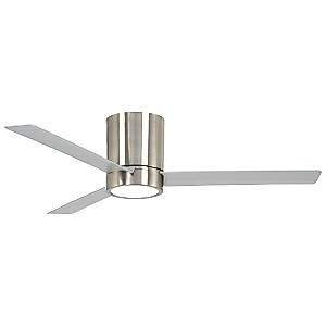 MINKA-AIRE Roto Flush 52" Hugger LED Ceiling Fan F644L-BN - Brushed Nickel