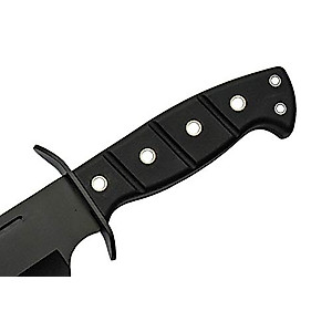 SZCO SUPPLIES 15"" Backyard Bowie Knife, black (211514-PL)