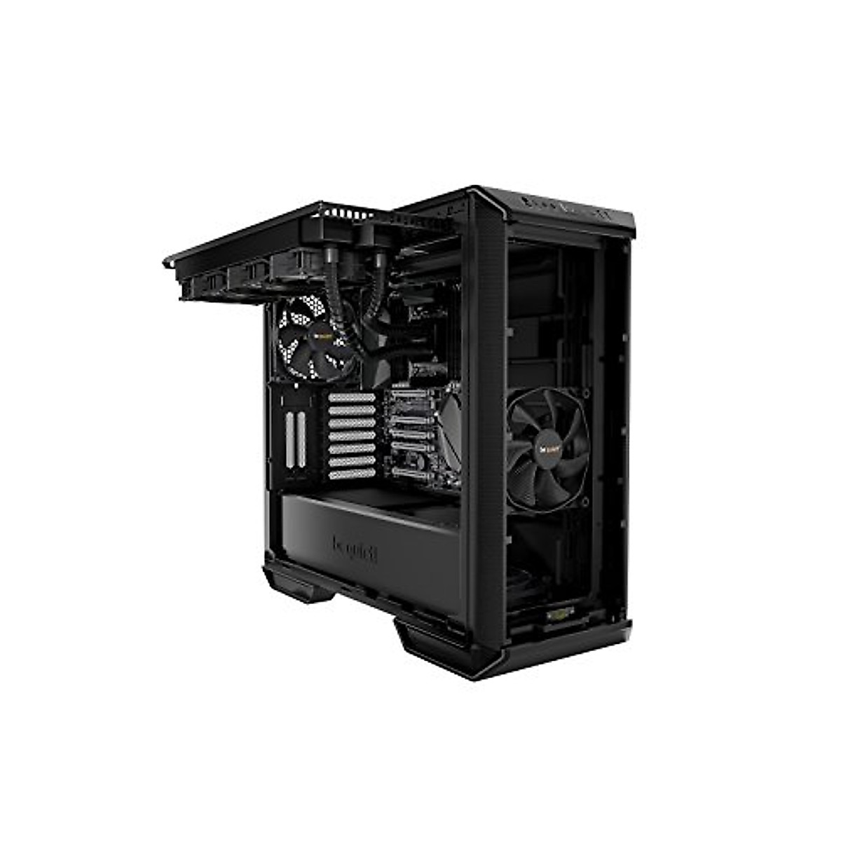 be quiet! Dark Base 700 | ATX Midi Tower PC Case| 2 Pre-Installed Pure Wings 2 Fans | RGB LEDs | Tempered Glass Window | Black | BGW23