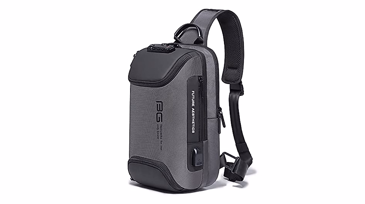 Uaskmeyt Anti Theft Sling Bag Sling Backpack with TSA Lock, Shoulder Bag Crossbody Backpack with ...