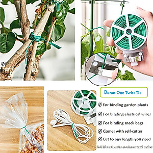 RC SLL Garden Trellis Netting 5×15FT 2-Pack,Heavy-Duty Polyester Trellis Net for Climbing Plants Outdoor,Plant Supporting Net for Vine Plants,Hydroponics Garden Climbing Net,Bonus One Twist Tie