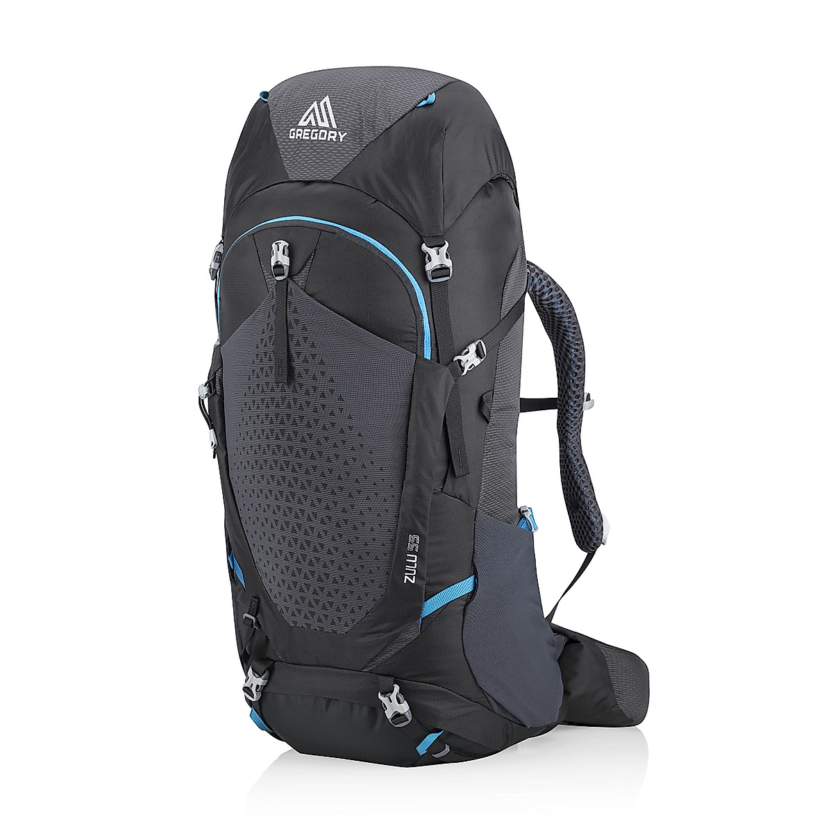 Gregory Mountain Products Zulu 55 Backpacking Backpack Ozone Black Small/Medium