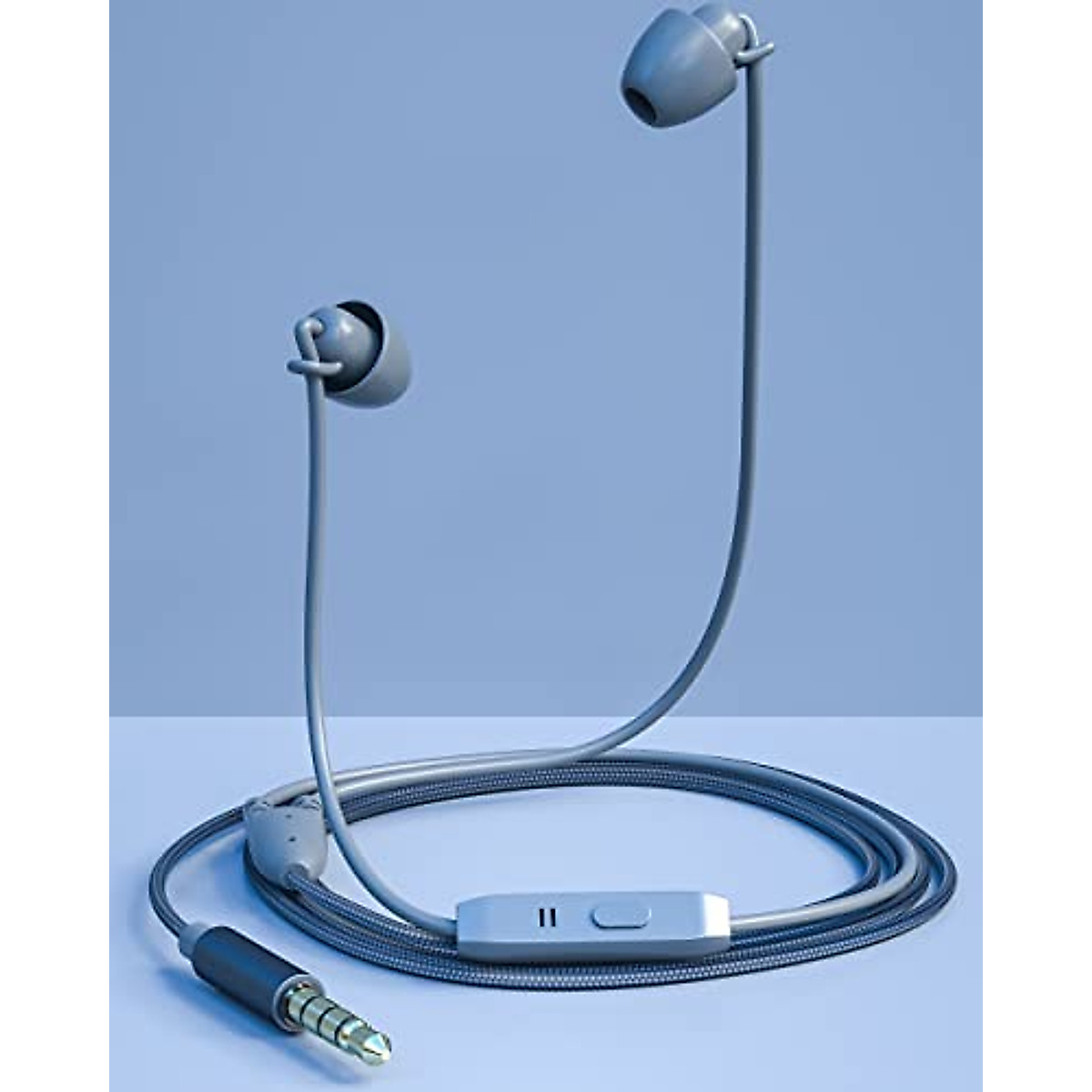 Noise Reduction Ear Plugs, Sleeping Headphones for Side Sleepers, Ear Plugs for Sleeping Noise Cancelling, Super Soft Sleep Earbuds Wired with Microphone, Great for Insomnia, Snoring, Air Travel