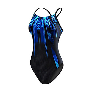 TYR Bravos Diamondfit Swimsuit, Blue, 22