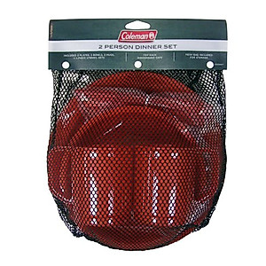 Coleman 2-person Dinner Set, Colors may vary