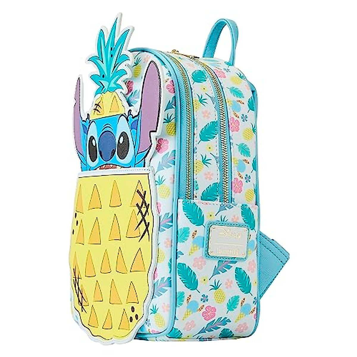 Loungefly Disney Backpack: Pineapple Stitch Mini-Backpack, Amazon Exclusive