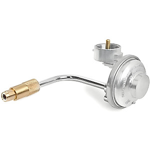 Outdoor Bazaar Griddle Regulator Replacement for Blackstone 17/22 Inch & Pit Boss/Pit BOSS Griddles, Brass & Zinc Alloy, 25000 BTU/hr, 11"W.C