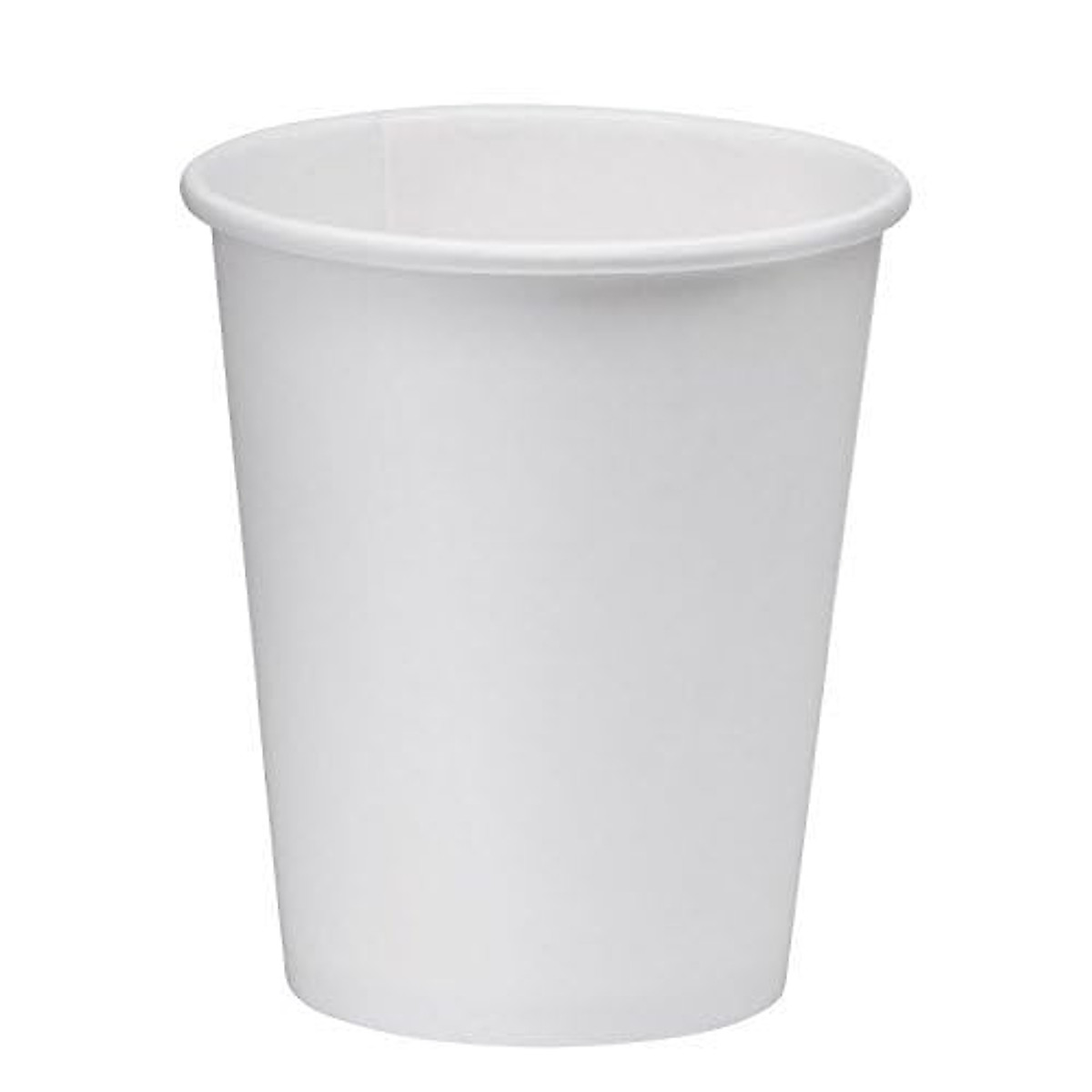 NYHI 200 Pack 8 oz White Paper Disposable Coffee Cups Hot Cold Beverage Drinking Cup for Water Juice Espresso Tea Ideal for Water Coolers Party