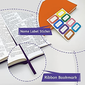 KICNIC Cloth Book Covers 7 Pcs, 6"x9" Stretchable Book Sox Suitable for Most Hardcover Books Up to 8.5”X9.5”, Durable and Washable, Reusable Protective Cover for Textbooks