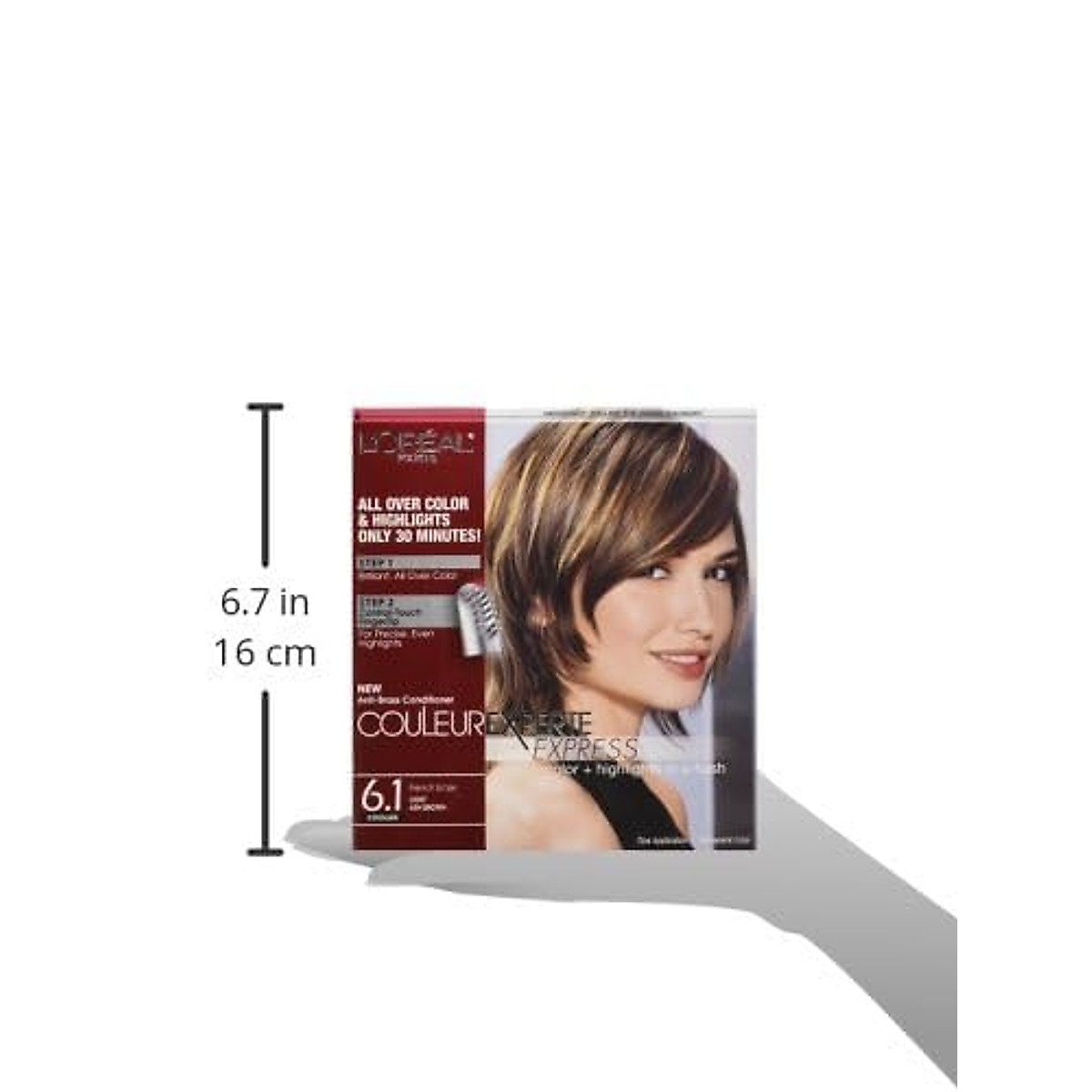 L'Oreal Paris Couleur Experte 2-Step Home Hair Color and Highlights Kit, French Éclair
