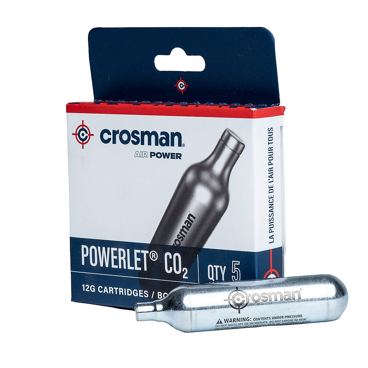 Crosman 5-Count CO2 Cartridges For Air Rifles And Air Pistols