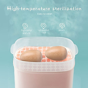 Wood Egg Shaker Set (6 Pieces) Hand Shakers for Musical Maracas Percussion Instruments