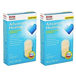 CVS Health Advanced Healing Hydrocolloid Bandages (Small Areas, 2 Pack)