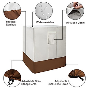 Bekith Air Conditioner Cover for Outside Units, Durable AC Cover for Outdoor Central Unit Square Fits up to 30 x 30 x 36 Inches