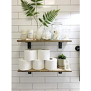 2 Pack - Angle Shelf Bracket, Iron Shelf Brackets, Metal Shelf Bracket, Industrial Shelf Bracket, Modern Shelf Bracket, Shelving