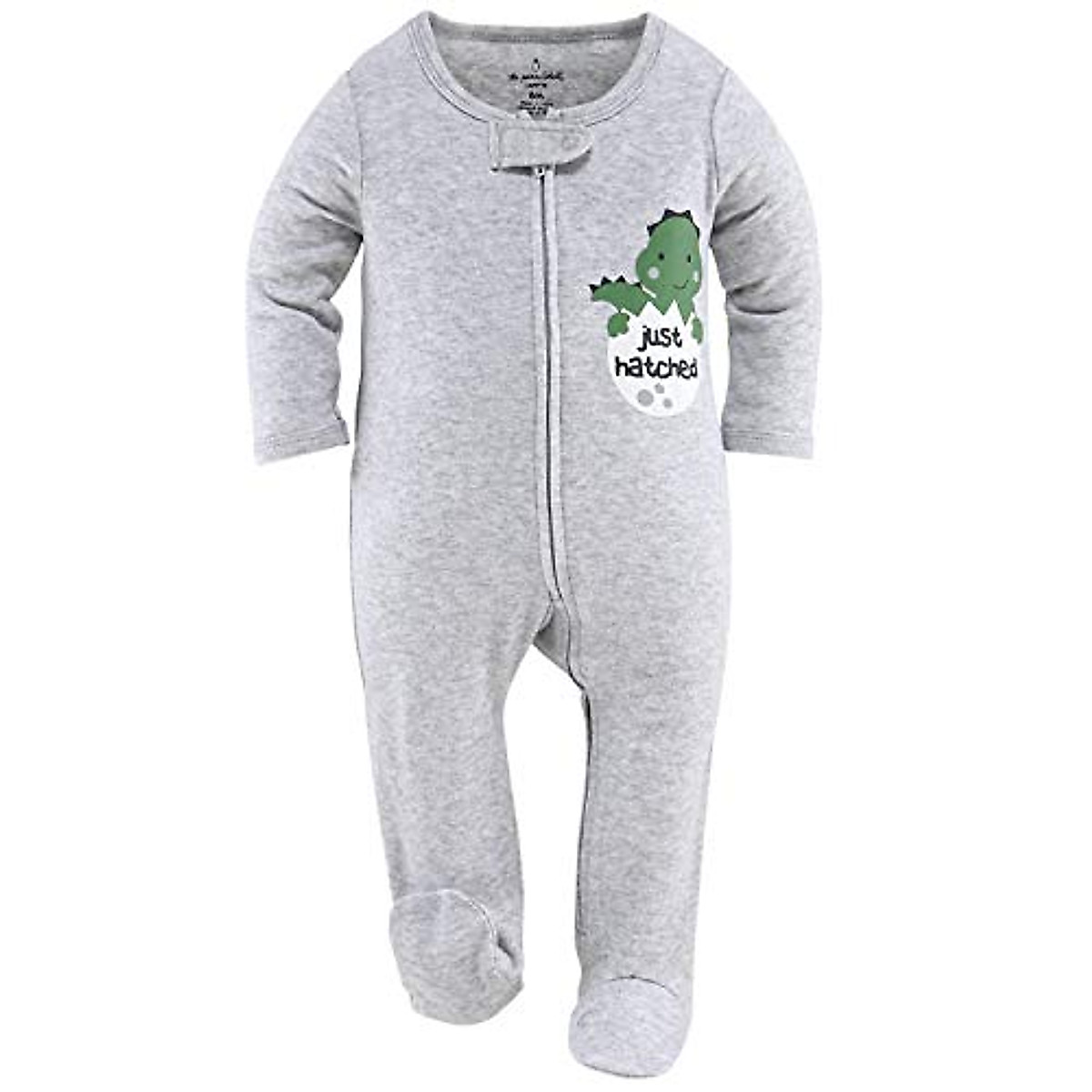 The Peanutshell Footed Baby Sleepers for Boys, Camo & Dinosaur, 3 Pack Set (3M)