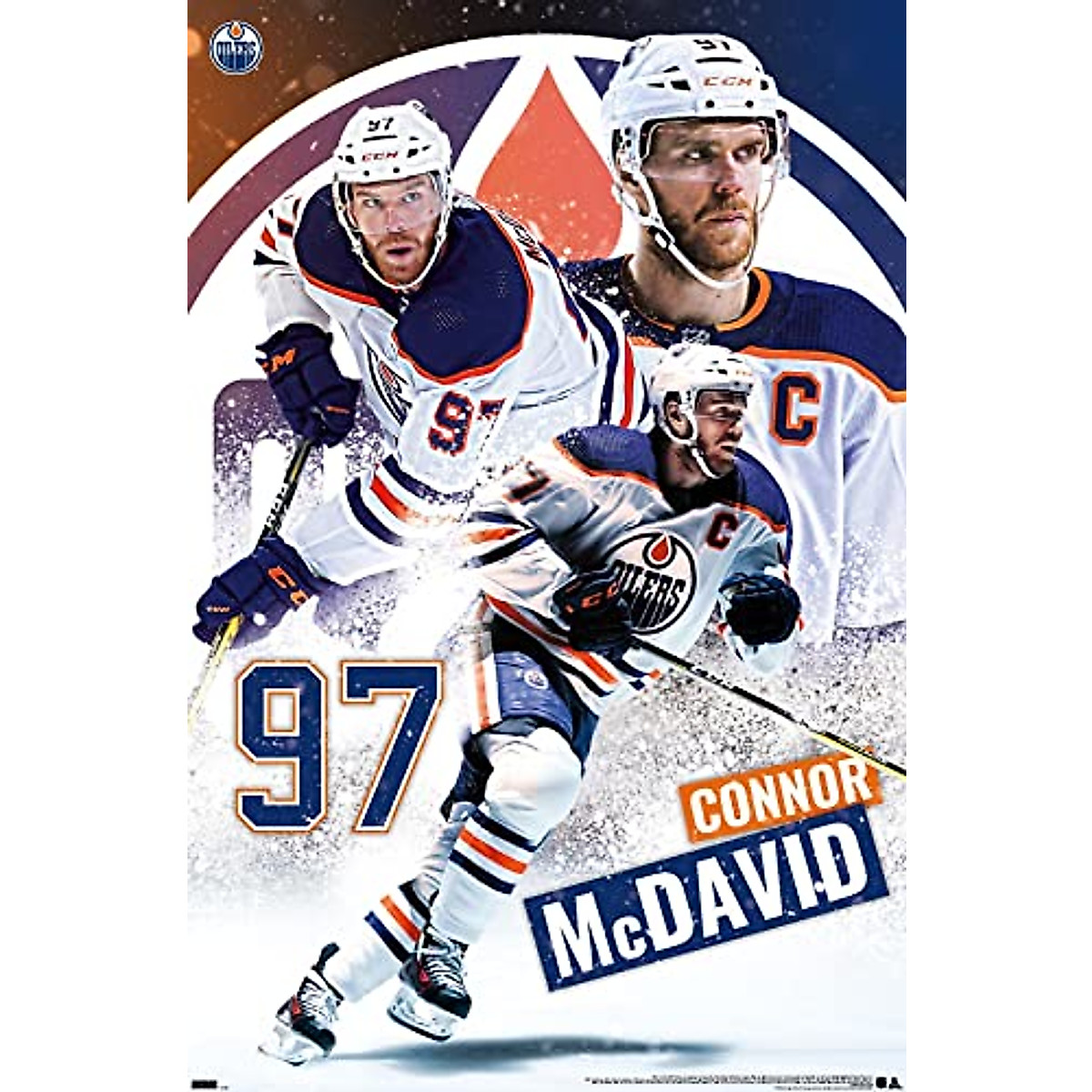 Trends International NHL Edmonton Oilers - Connor McDavid 22 Wall Poster