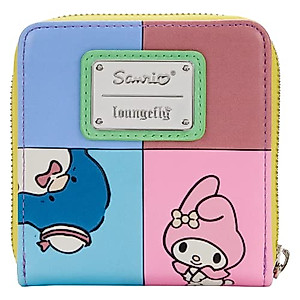 Loungefly Hello Kitty and Friends Color Block Zip Around Wallet