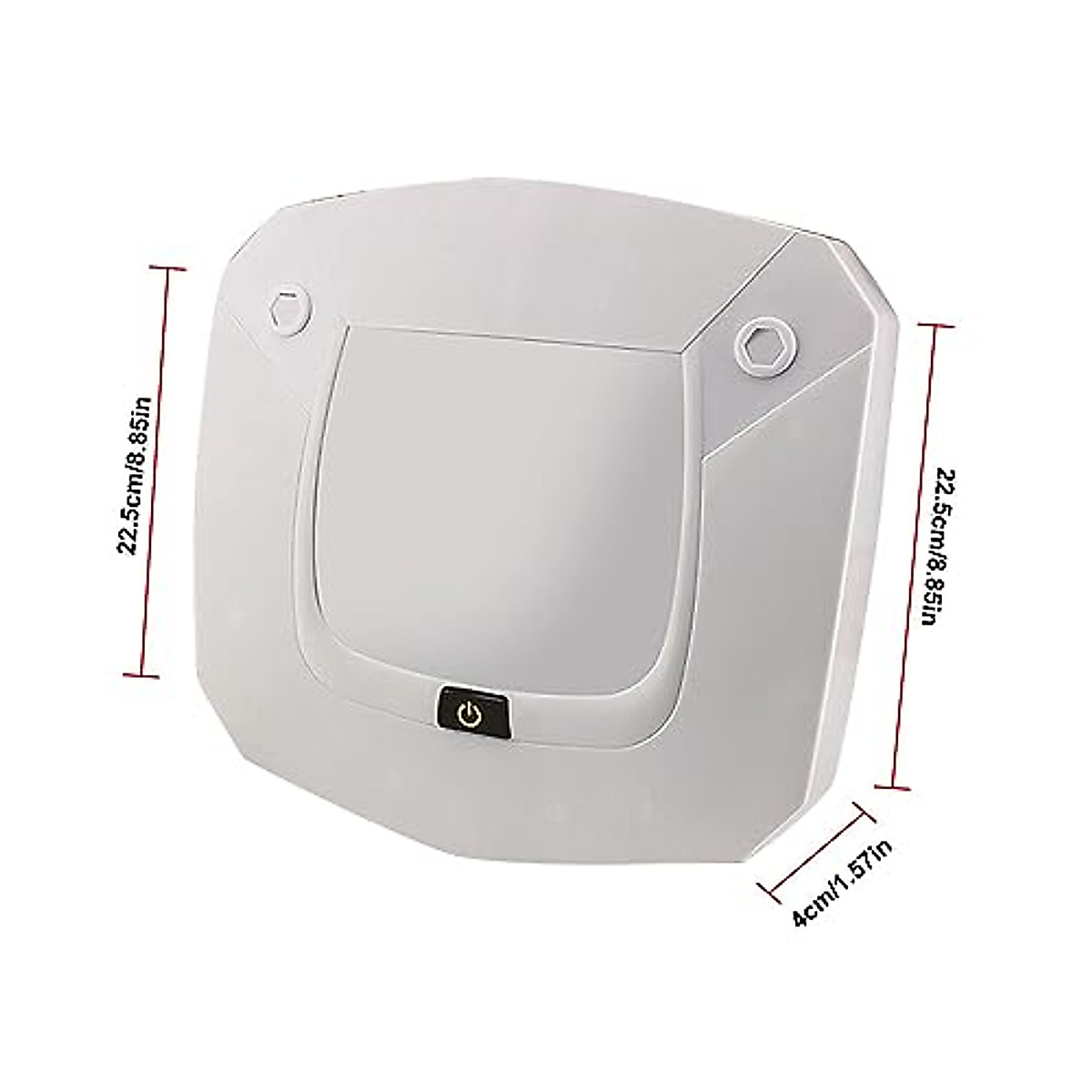 niuli Sweeping Robot, Robot Vacuum Cleaner Pet Hair Automatic Floor Cleaner Robot Carpet and Floor with Mapping - Automatic Vacuum Cleaner and Mop for Pet Hair,Square