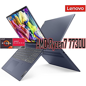 Lenovo IdeaPad Slim 5 16" WUXGA FHD Touch Laptop, 8-Core AMD Ryzen 7 7730U, 16GB RAM, 1TB SSD, Fingerprint Reader, FHD Webcam, Wi-Fi 6, Windows 11 Home, w/HDMI Cable