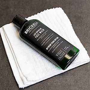 Brickell Men's Acne Face Wash for Men, Natural and Organic Men's Acne Face Wash to Cleanse Skin and Eliminate Acne, Clears Breakouts, 2% Salicylic Acid, 6 Ounces