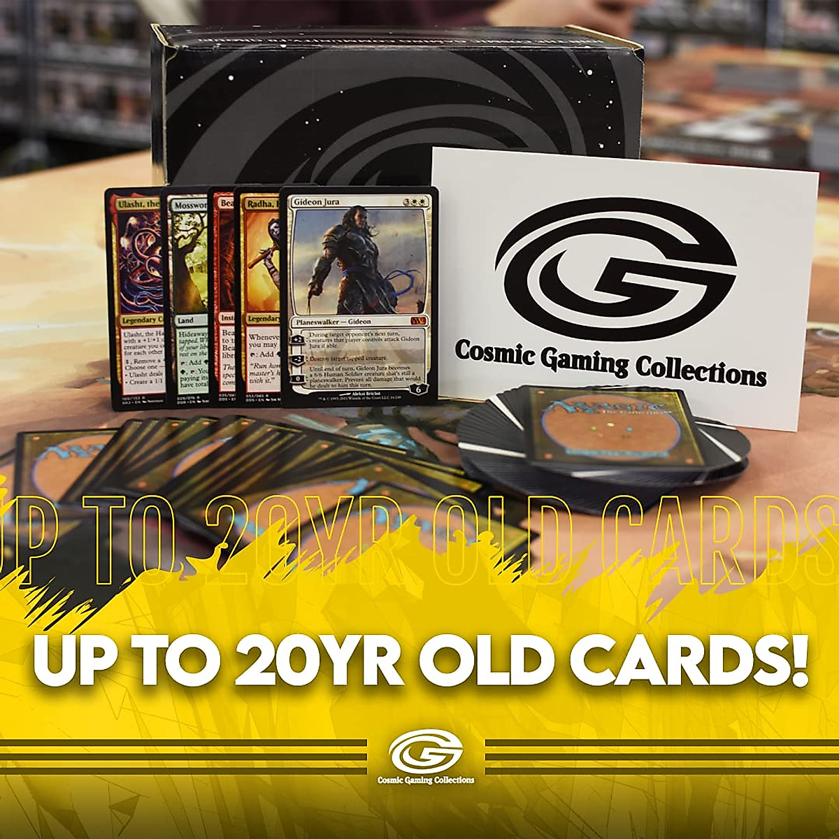 Cosmic Gaming Collections MTG Land Rares Booster Pack - 15 Land Rare Magic Cards Set - Legends, Commanders - High-Value Cards Box to Power Up Your Deck - No Duplicates, No Commons