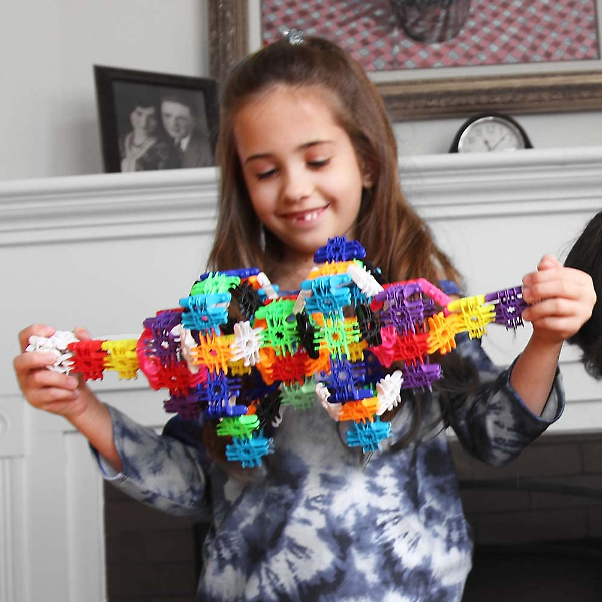 Lux Blox Mega Flexer Rainbow Colors. Building Blocks Kit for Kids Girls and Boys. Learn About Science and Engineering with This STEM STEAM Toy. Gift Option for Children