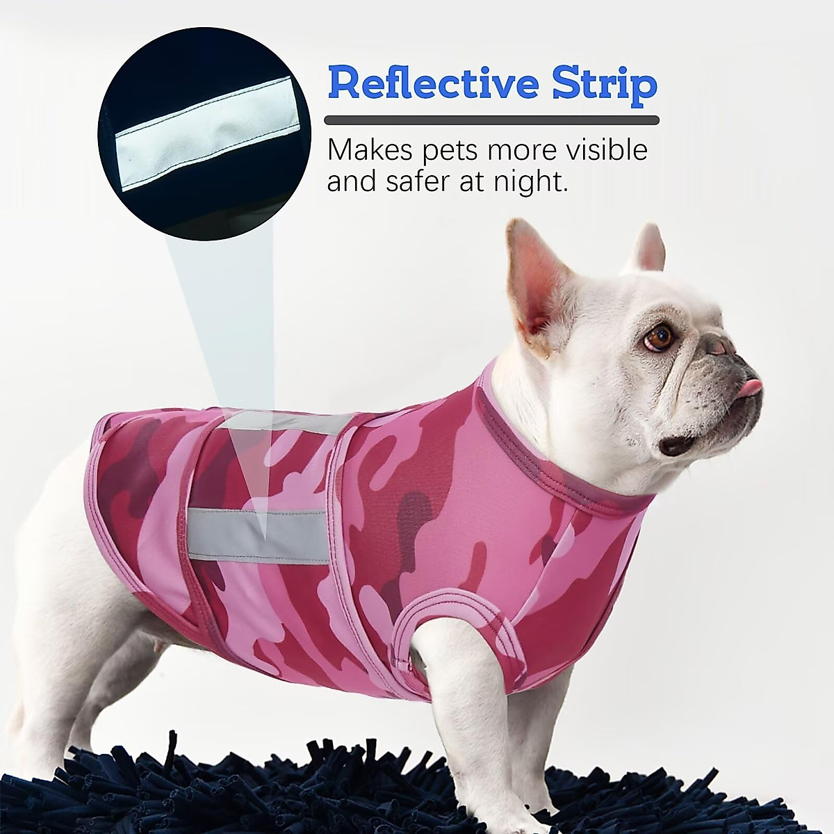 MIGOHI Dog Anxiety Vest,Soft Dog Anxiety Relief Coat,Calming Vest Wrap for Thunderstorm,Fireworks,Travel and Separation,Anxiety Relief for Dogs,Dog Firework Anxiety Relief for Small Dogs,S,Camouflage