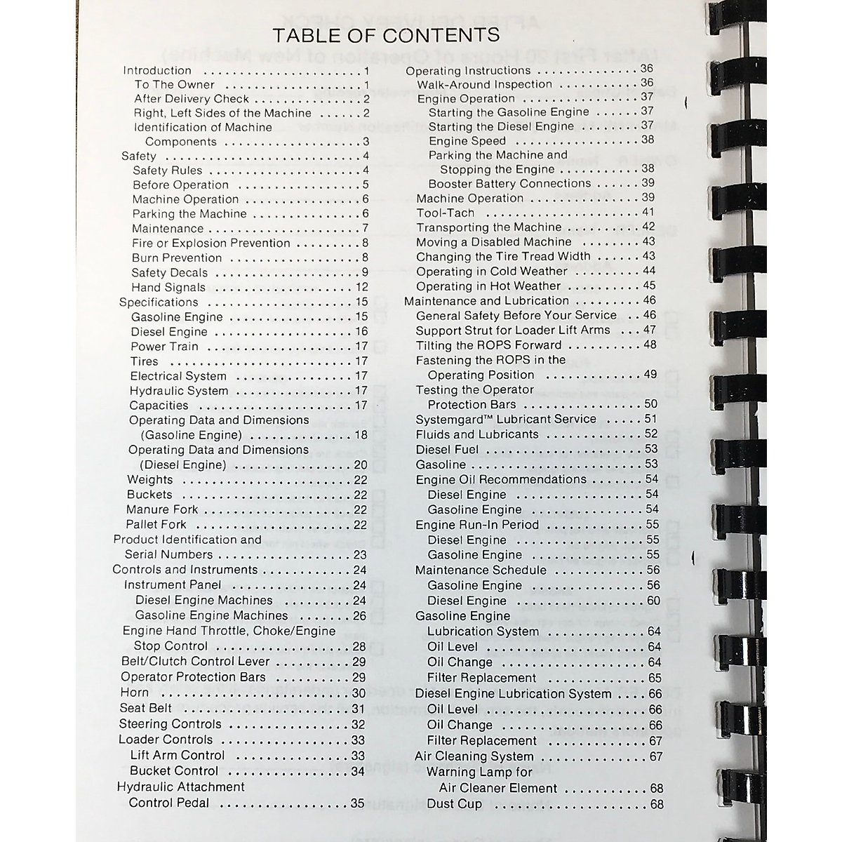 J I Case 1818 Uni-Loader Skid Steer Operators Owners Manual 9-11440 Controls
