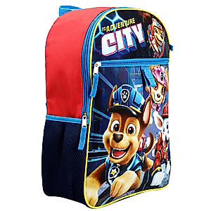 Paw Patrol Heroes Nickelodeon 6-Piece Backpack accessories Set for boys