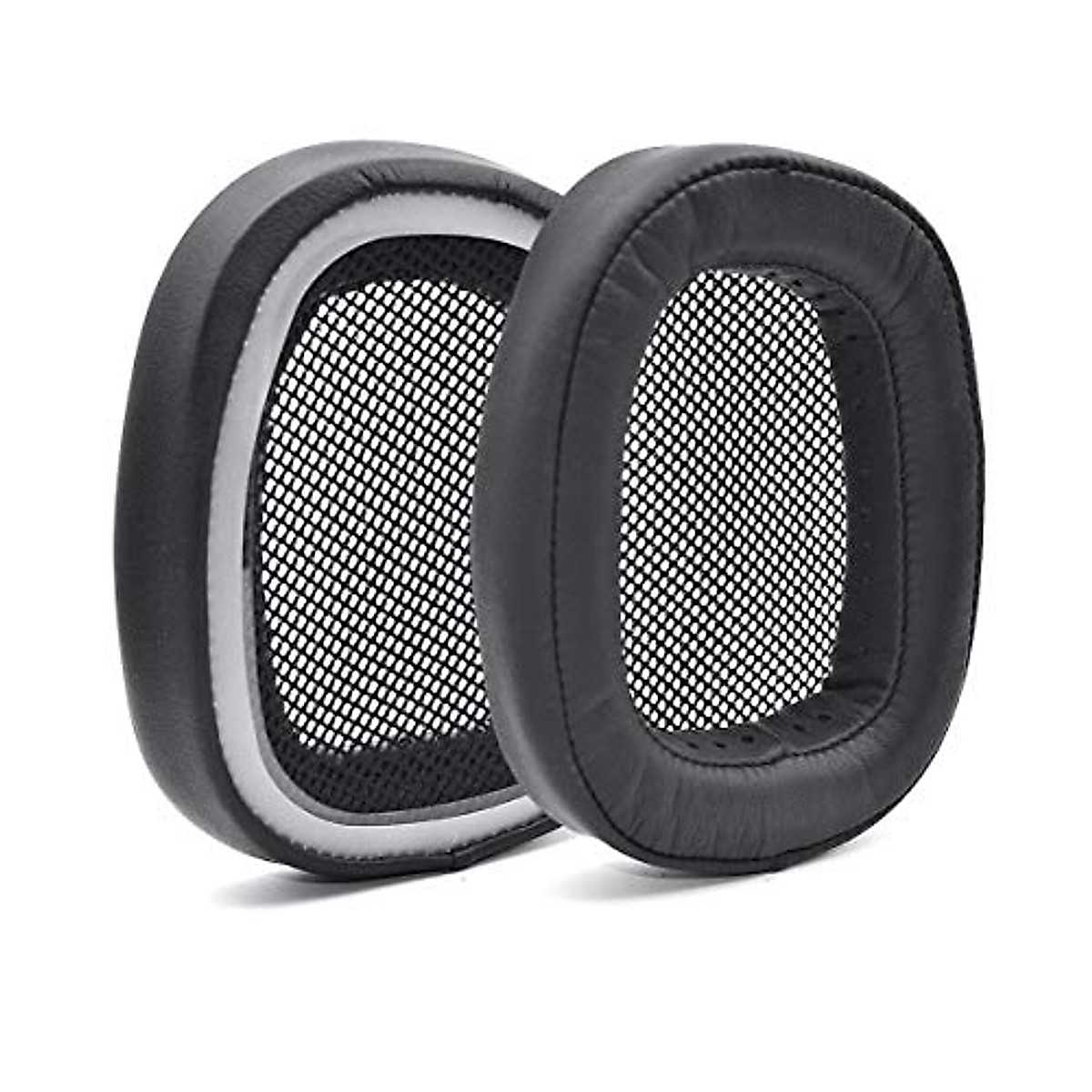 G433 Ear Pads Replacement Ear Cushion Compatible with Logitech G433 G233 G-pro Headphones (Black pu)