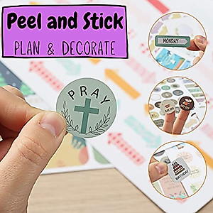 Mr. Pen- Christian Journaling Stickers, 31 Sheets, 1034 pcs, Christian Stickers for Planners and Journals, Christian Stickers, Religious Stickers, Bible Journaling Stickers, Bible Journaling Supplies