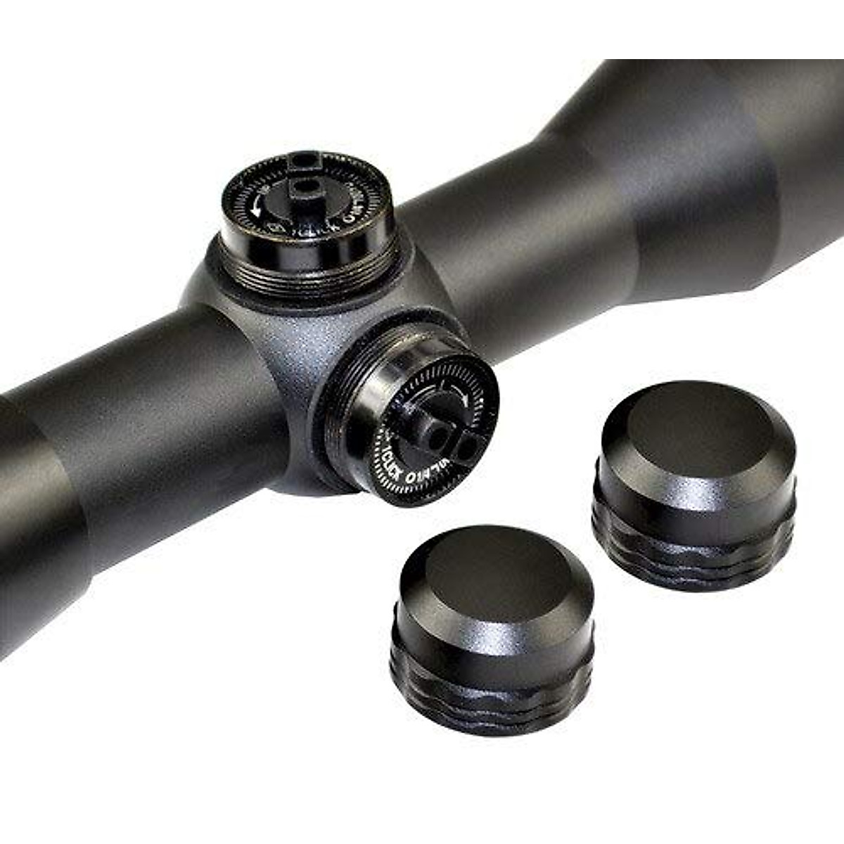 DB TAC INC 4X32 Compact Scope with Mil-Dot Reticle and 1" Picatinny Scope Rings