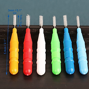 Interdental Brushes, Dental Tooth Flossing Head, Toothpicks Dental Floss Stick Teeth Braces Brush Tooth Cleaning Tools 42 Pcs