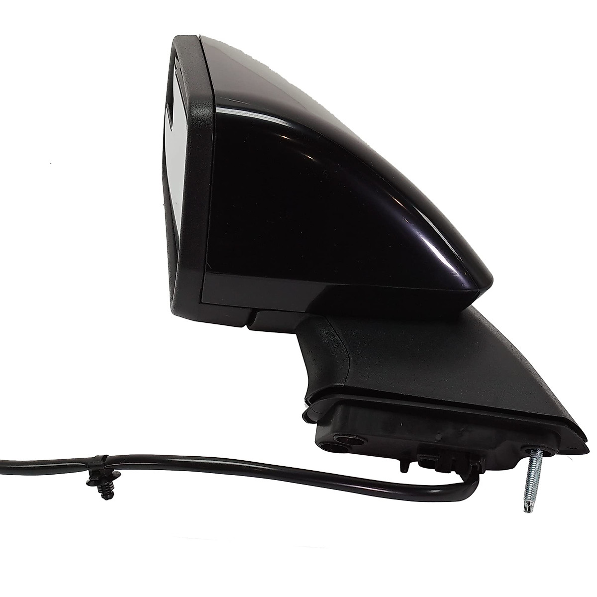 Kool Vue Driver Side Power Non-Heated Mirror for Ford Mustang 2015-2020 With Signal Light & Spotter Glass; Without Memory & Puddle Lamp Paintable