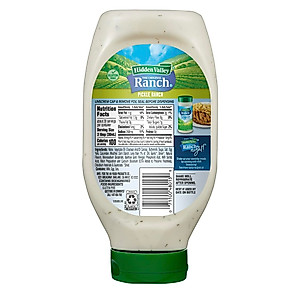 Pickle Flavored Hidden Valley Ranch Dressing - Pack of 1: 20 oz Bottle Dill Pickle Ranch Dressing - Hidden Valley Pickle Ranch Dip Bundled with Daily Gemz Spoon (1)