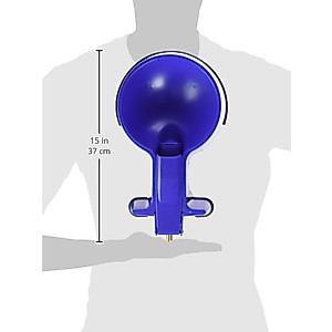 The Easy-Clean Auto-Fill Water Bowl with (5-Foot) Long Stainless Steel Hose, 32 ounces,Blue