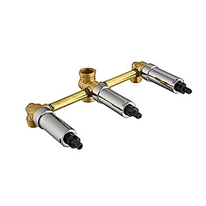 Glacier Bay Aragon 3-Handle 1-Spray Tub and Shower Faucet in Chrome (Valve Included)