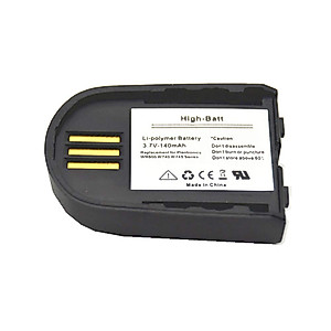 High-Batt WH500 W745 Battery, Replacement Battery 84598-01 82742-01 204755-01 for Plantronics Savi W740 W440-M W440 W740-M W445 86507-01 Wireless Headsets 3.7V 140mAh (Pack of 2)