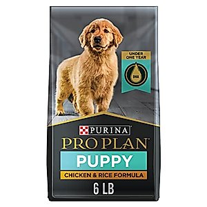 Purina Pro Plan High Protein Dry Puppy Food, Chicken and Rice Formula - 6 lb. Bag