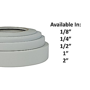 AJ Sign World Best 1" Ultra-Thin Permanent Double-Sided Tape for Arts, Crafts, Photography, Scrapbooking, Tear-by-Hand, Paper Backing (1-Inch by 164-Feet/55 Yards)