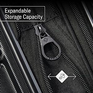 Samsonite Omni 2 24-Inch Medium Checked Hardside Luggage with 360° Spinner Wheels - Scratch Resistant Hardshell - TSA Lock - Expandable Polycarbonate Shell for Lightweight Travel - Artic Silver