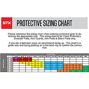 STX Lacrosse Stallion 75 Shoulder Pad, Black, Medium