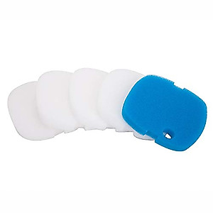 16PCS Replacement Filter Pads for SUNSUN/GRECH/HW-302 CF300 HW302 Aquarium Filters (12 Fine + 4 Coarse)