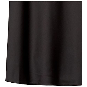 The Drop Women's Maya Silky Slip Skirt Skirt, Black, XXL