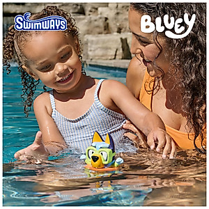Swimways Bluey Floatin' Figures, Swimming Pool Accessories & Kids Pool Toys, Bluey Party Supplies & Water Toys for Kids Aged 3 & Up