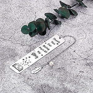 Thank You Appreciation Gift for Women Men Bookmark with Tassel for Coworker Colleague Employee Boss Christmas Day Gift for Male Female Friend Book Lover Teacher Birthday Wedding Valentines Day Present