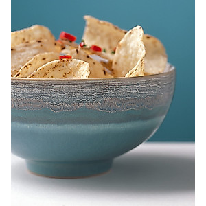 Denby,Blue,124048045 Azure Coast Rice Bowls, Set of 4